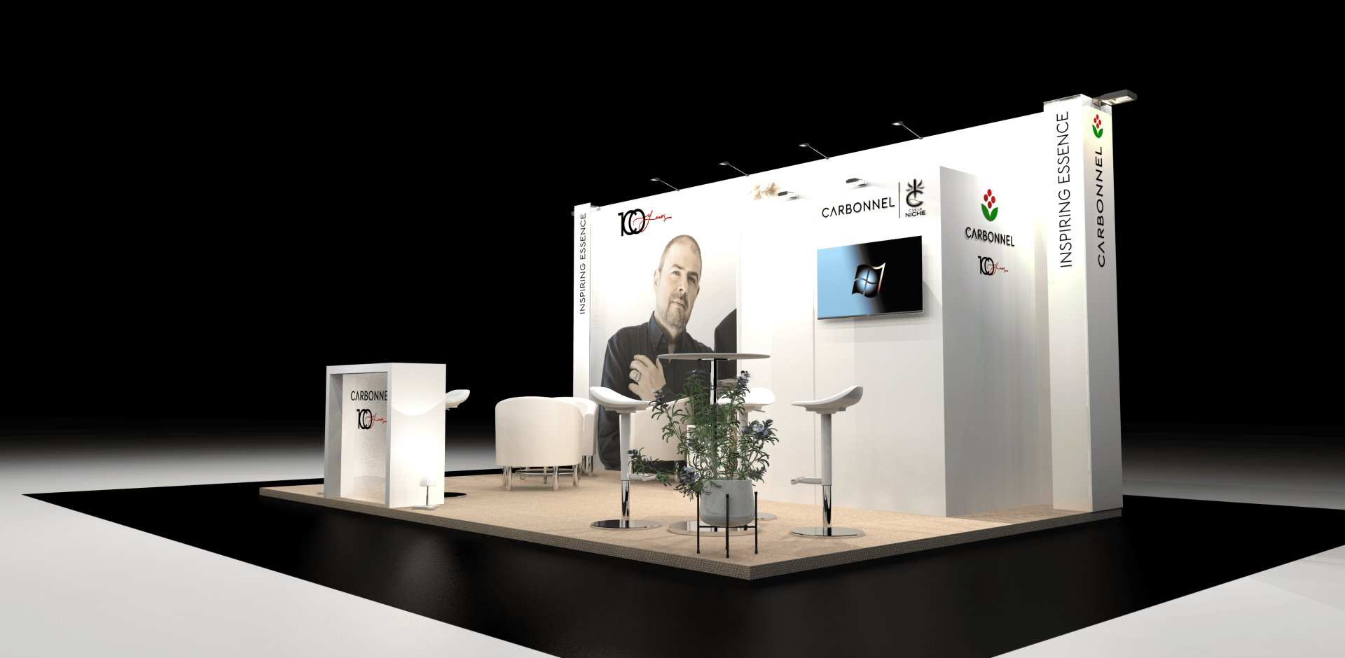 Stand Design at Barcelona Perfumery - SCALASTANDS